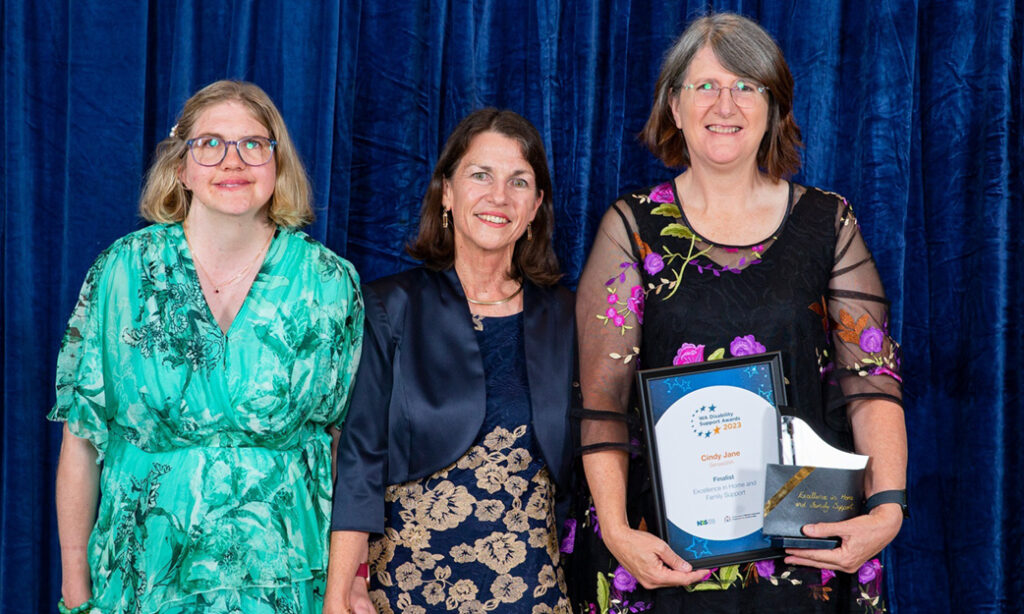 Congratulations Cindy - WA Disability Support Awards - SensesWA